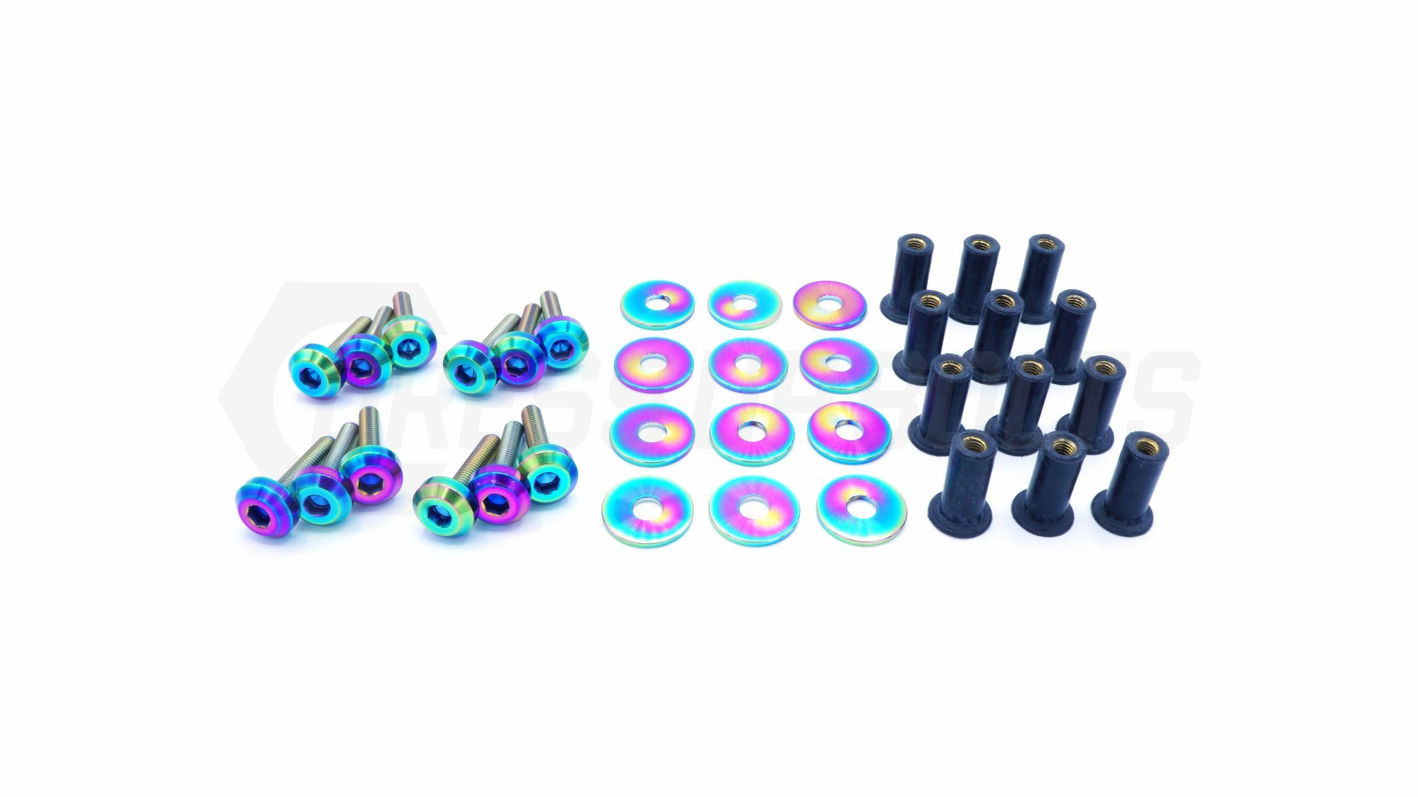 Dress Up Bolts Titanium Hardware Cooling Plate Kit – Honda Civic Type R ...