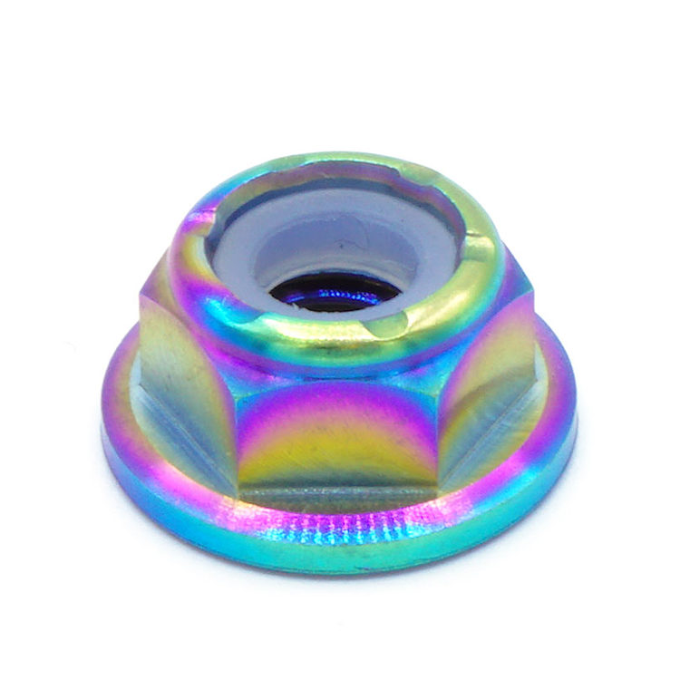 titanium_neochrome_nylon_nut | ColorFittings