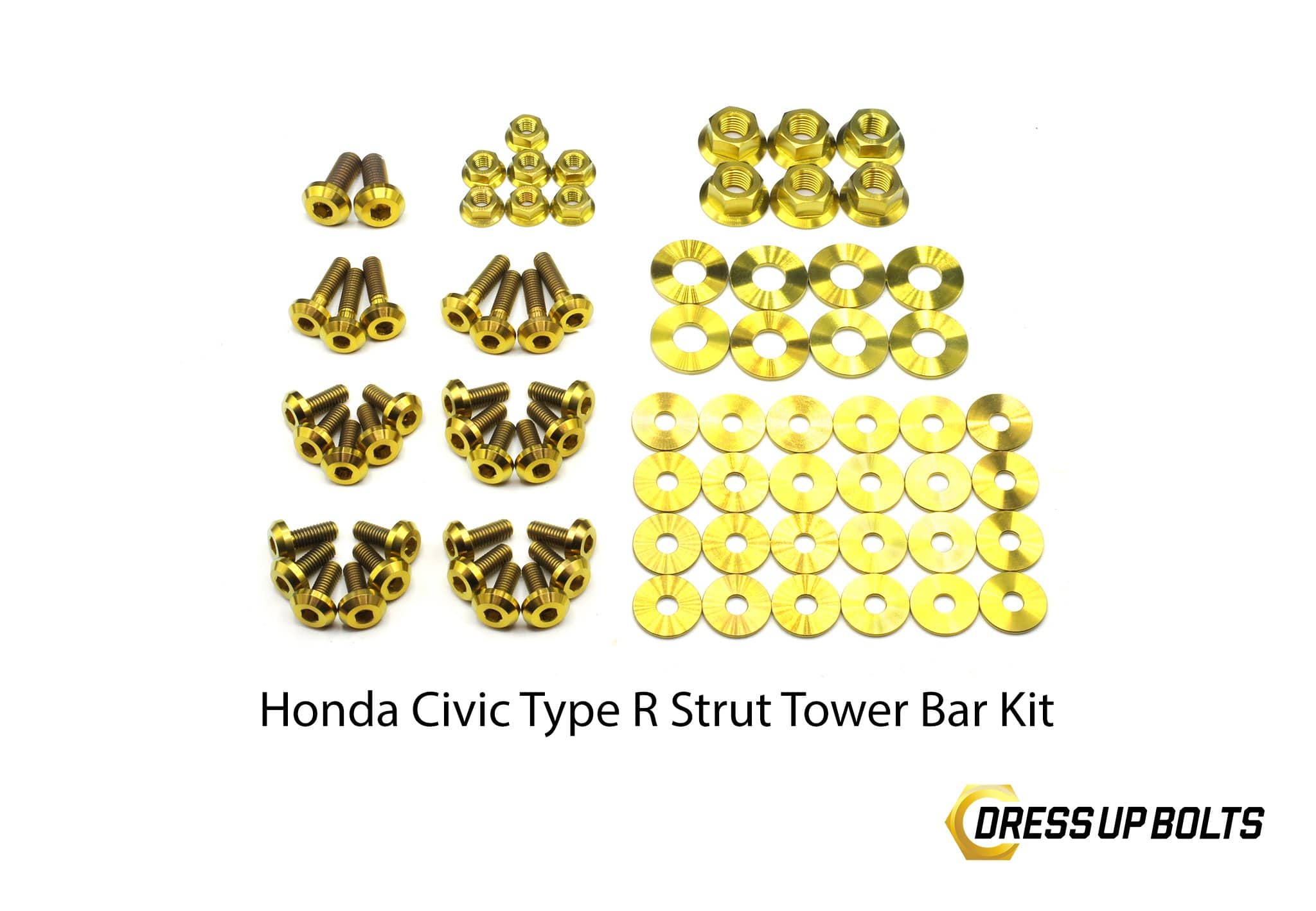 Dress Up Bolts Stage 2 Titanium Hardware Engine Bay Kit – Honda Civic ...